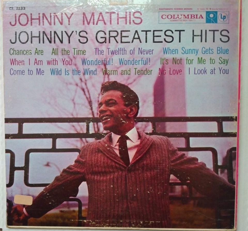 Johnny Mathis Greatest Hits CL 1133 Vinyl LP Record Album | eBay