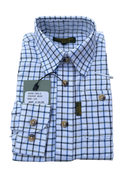 BOYS / GIRLS CHILDS/ KIDS / CHECK SHIRTS COUNTRY / SHOOTING SHIRT | eBay UK