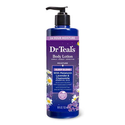Sleep Body Lotion with Melatonin, Lavender & Chamomile Essential Oils ...