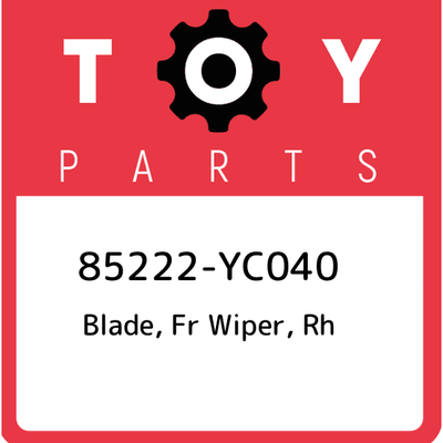 85222-YC040 Toyota Blade, fr wiper, rh 85222YC040, New Genuine OEM Part ...