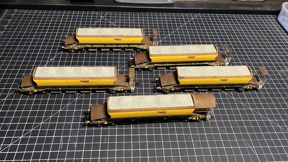 Bachmann OO Gauge JJA Custom Network Rail 5 Wagon Set | eBay UK