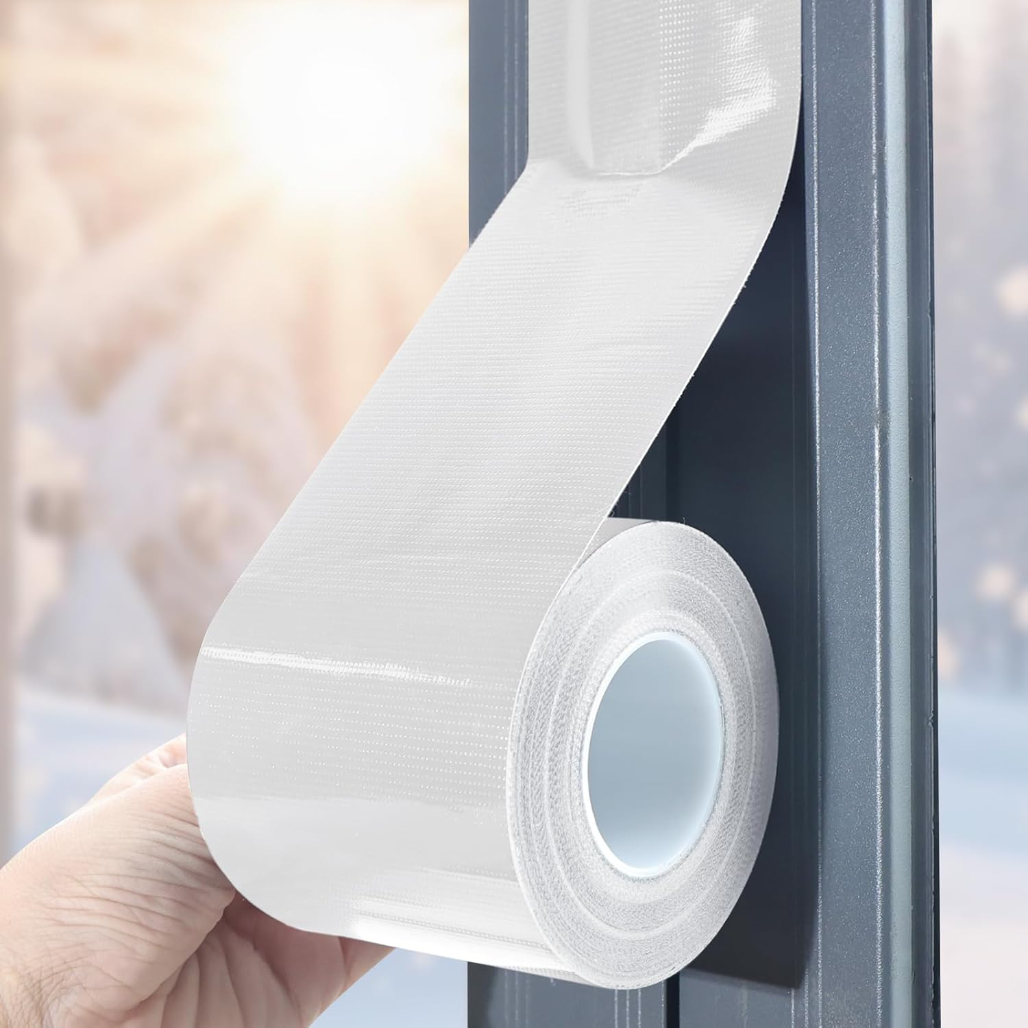 White Window Weather Sealing Tape, Window Insulation Air Conditioner ...