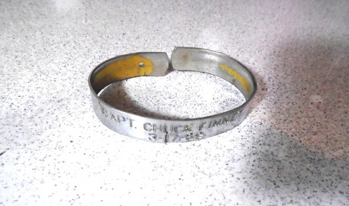 Vintage POW/MIA Vietnam War Bracelet Captain Chuck Finney 3-17-69 VIVA ...