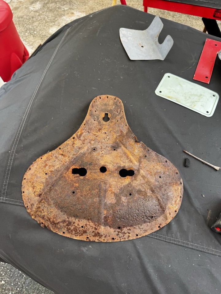 OEM SIMPLEX SERVI-CYCLE motorcycle SEAT PAN | eBay