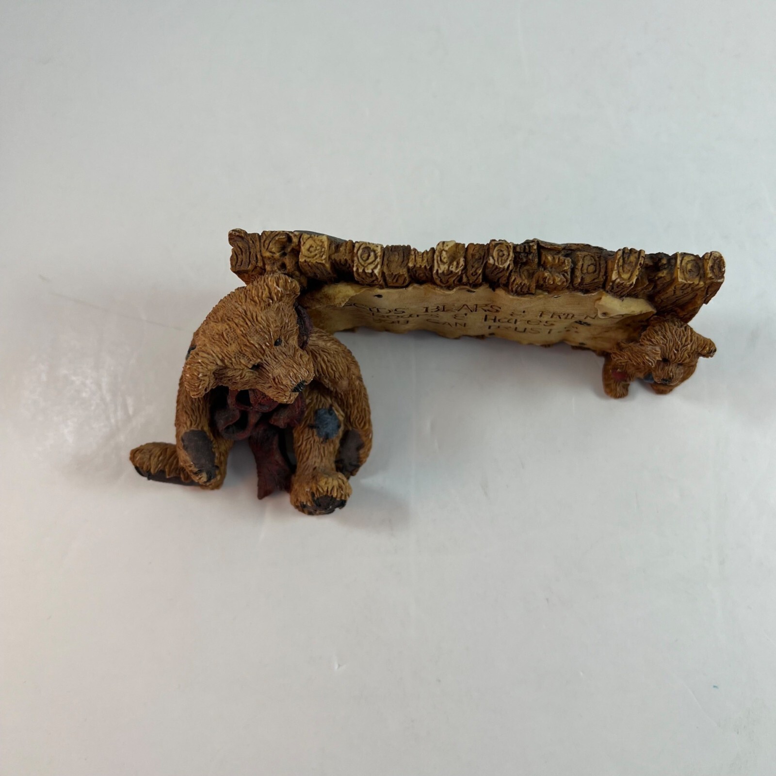 Boyds Bears & Friends Bears & Hares You Can Trust Figurine and Sign | eBay