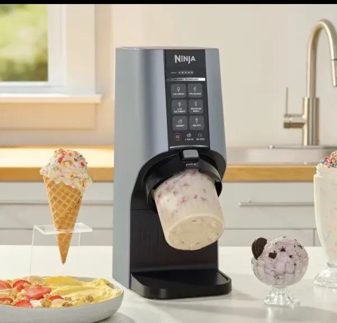 Ninja CREAMi Breeze Ice Cream & Frozen Dessert Maker - Black (NC201UK ...