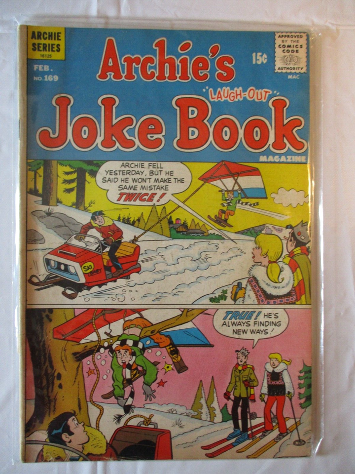 8 Archie Jughead Comic Books Laugh Riverdale High Joke Waldo Weatherbee ...