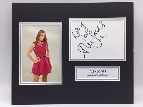 RARE Alex Jones Signed Photo Display + COA AUTOGRAPH THE ONE SHOW | eBay