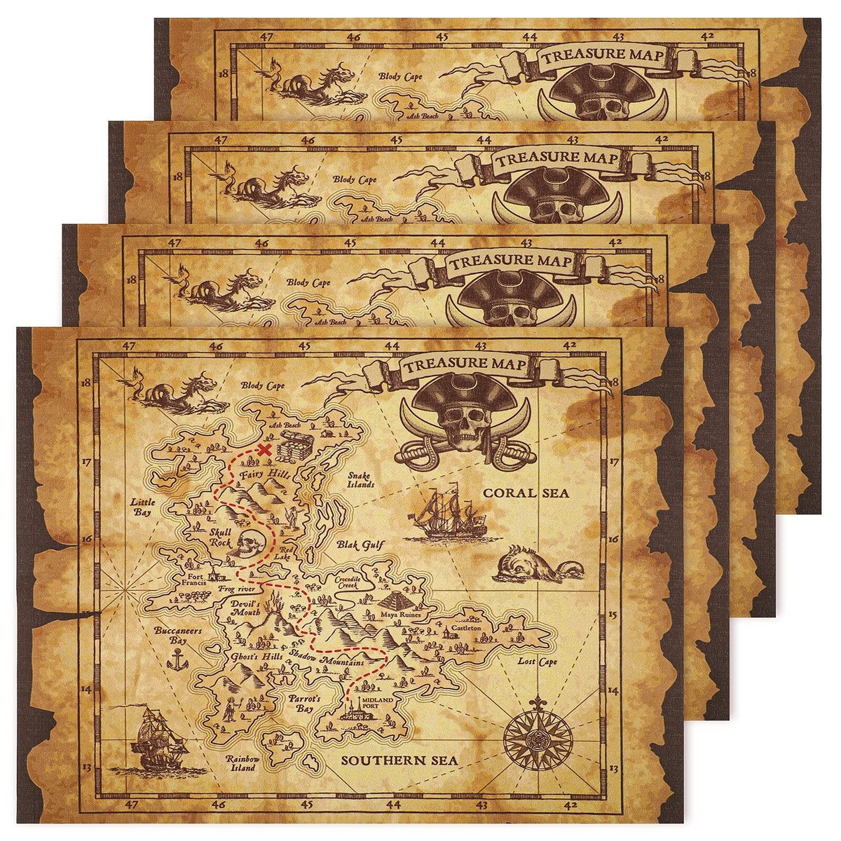 Jake And The Neverland Pirates Printable Treasure Map