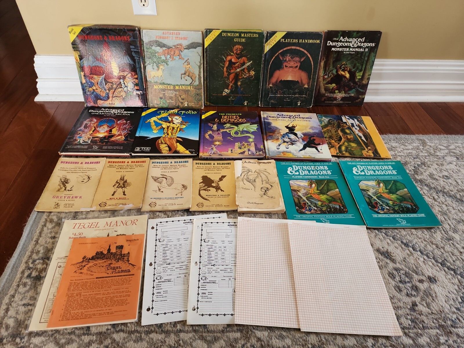 20 Vtg 1970s Dungeons & Dragons Judges Guild OLD SCHOOL LOT F115-R ...