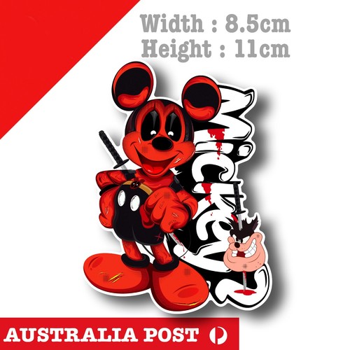 Mickey Mouse As Deadpool, Funny Deadpool Marvel Sticker | eBay