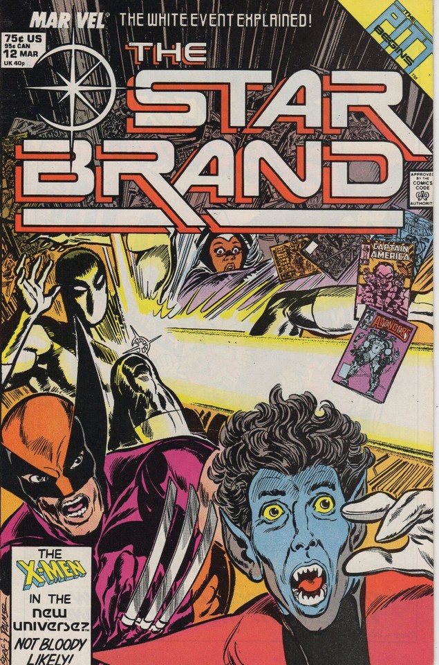 Star Brand #1-19 Oct. 1986-May 1988/Annual #1 Oct. 1987 Marvel Comics ...