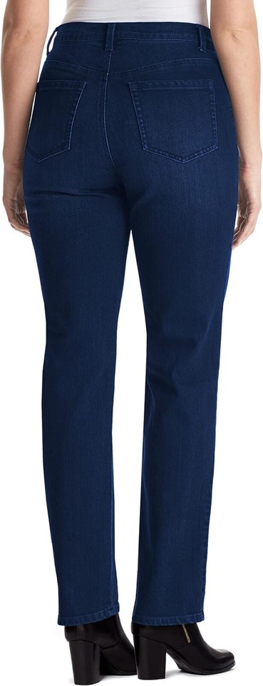 Womens Gloria Vanderbilt Amanda 8 Tall 33" Inseam Blue Portland Jeans ...