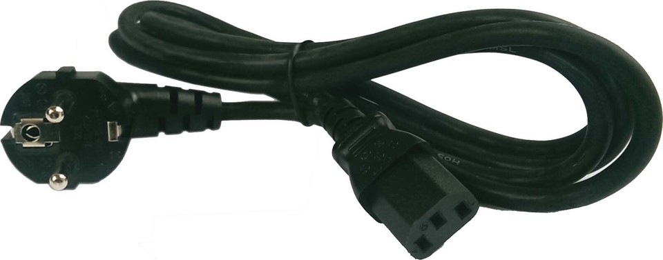 Cable AC Power Cord Regional Type F IEC C13 PC Computer 6FT German MSL ...