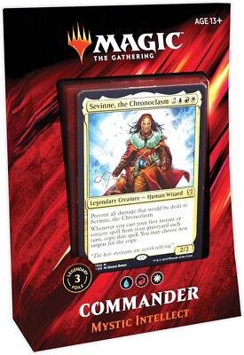 Mystic Intellect Commander Deck Magic The Gathering MTG Commander 2019 ...