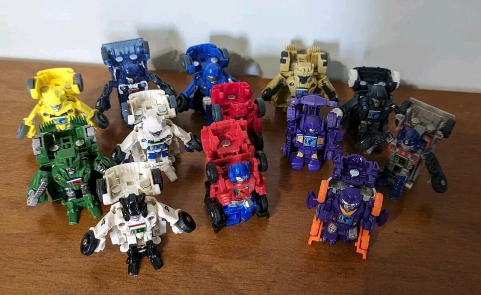Transformers Bot Shots Lot of 13 - Optimus Prime, Bumblebee, Shockwave ...