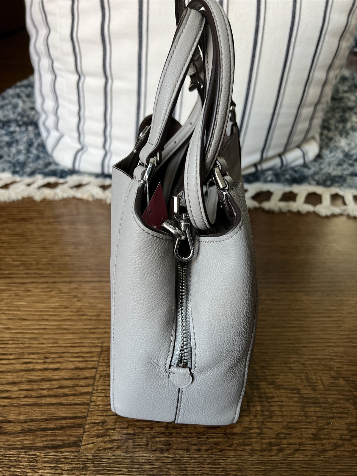 Kate Spade Talia Small Triple Compartment Satchel Soft Taupe MSRP $359 ...