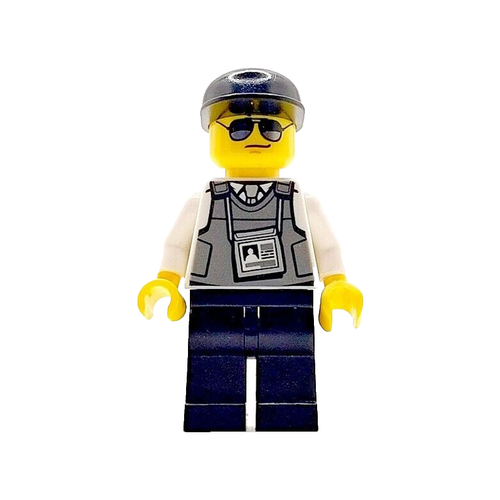 Genuine LEGO® Security Guard Cake Topper Decoration Male With Torch ...