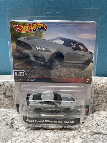 Hot Wheels Premium 1:43 Scale 2021 Ford Mustang Mach 1 Real Riders ...