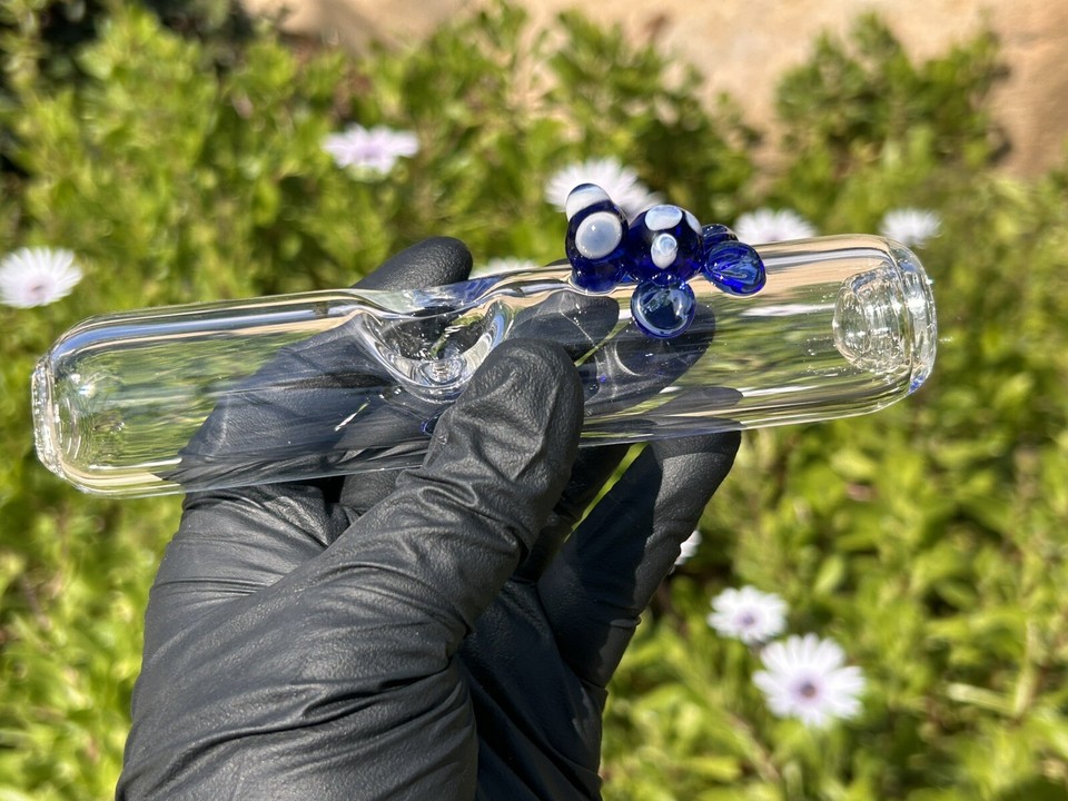 Clear Steamroller Tobacco Smoking Glass Pipe | eBay