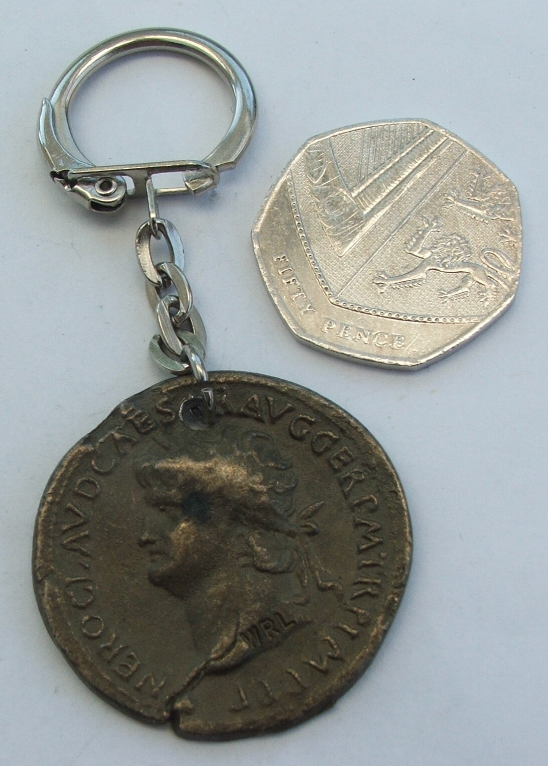 WRL (Westair Repros), Nero, "roman coin" keyring | eBay UK