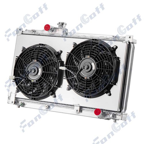 3-Row Aluminum Radiator+Shroud Fan Fit 2001-2005 Lexus IS300 3.0L l6 MT ...