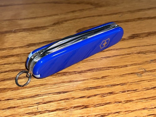 New Victorinox Swiss Army 91mm Knife : COMPACT in Cobalt BLUE 1.3405.2 ...