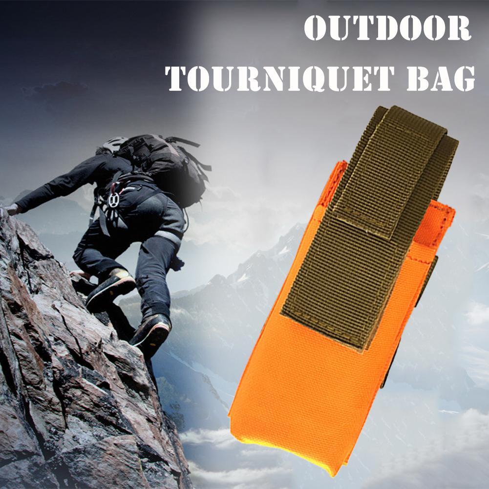 Outdoor Nylon Tourniquet Storage Bag Carrier Package Portable (Orange ...