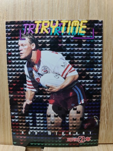 ROD WISHART🏆1996 Dynamic #189 TRY TIME Series 2 Rugby League NRL Card🏆 ...