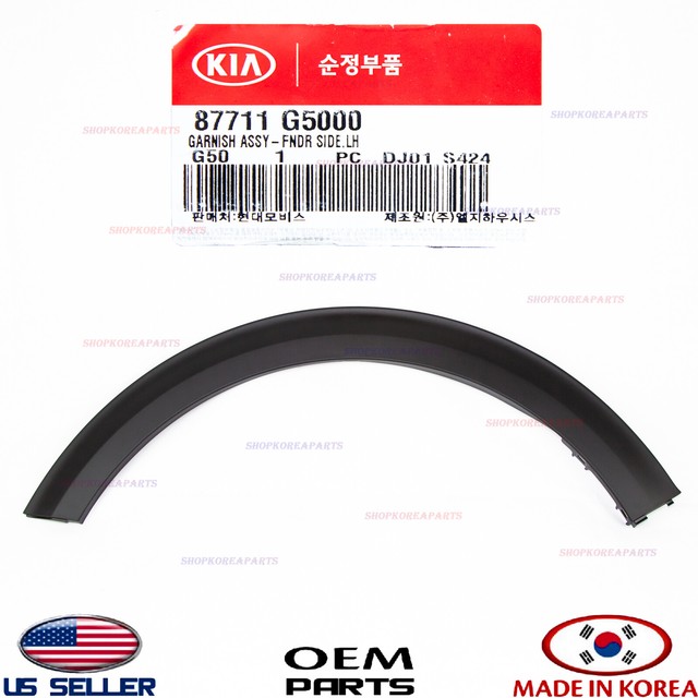 KIA OEM 17-18 Niro Fender-Upper Molding Trim Left 87711G5000 for sale ...