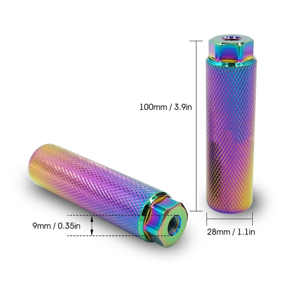 Alloy Aluminum Bicycle Peg BMX Pegs for MTB Bike Rear Stunt Fit 3/8 in ...