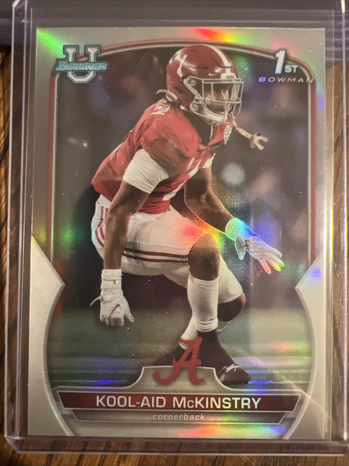 2022 Bowman Chrome University Kool-Aid McKinstry Refractor #14 Crimson ...