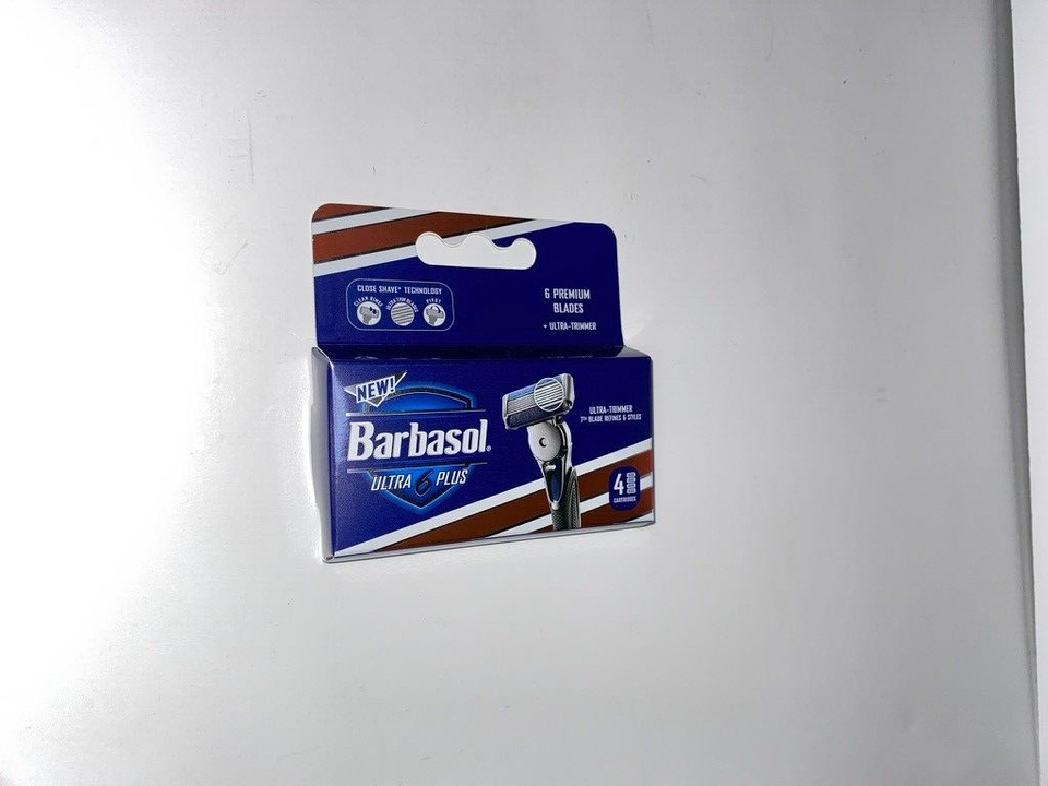 Barbasol Ultra 6 Plus Razor Handle w/10 Cartridges ~ Brand New ...