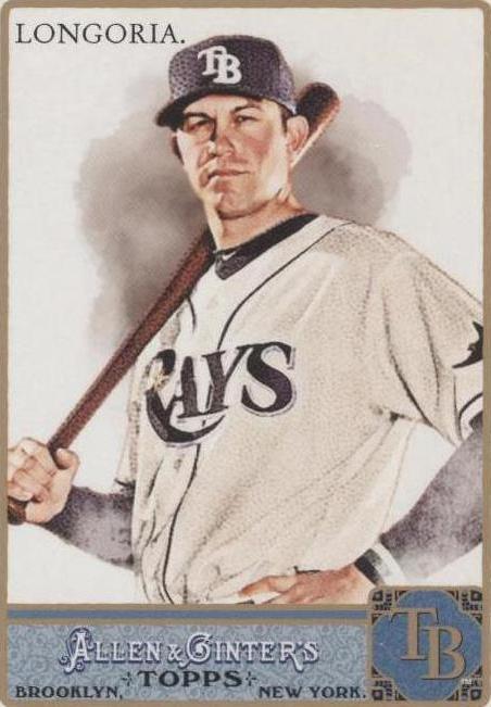 2011 Topps Allen & Ginter's - Evan Longoria #70 Glossy /999 for sale ...