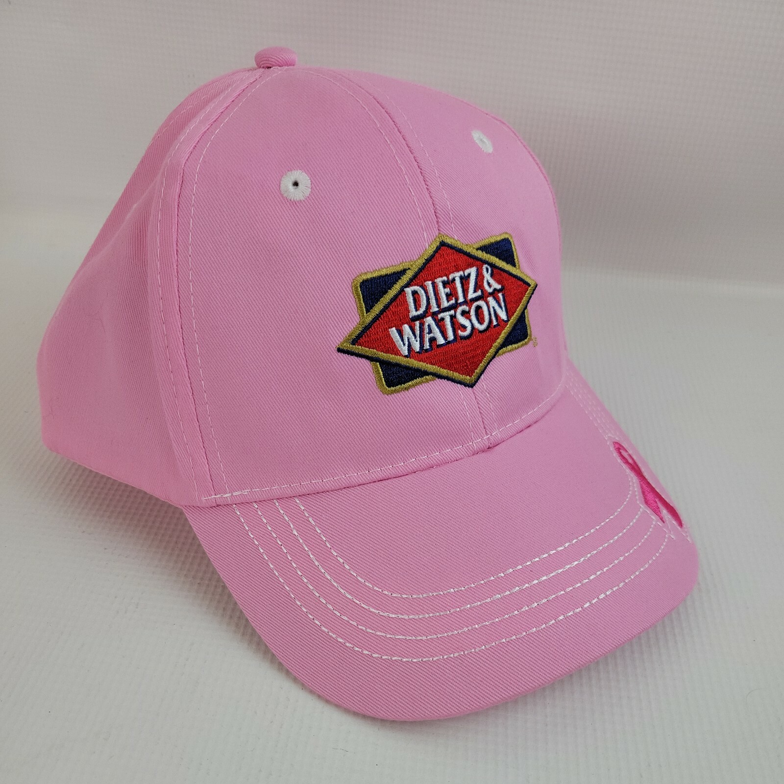 Dietz & Watson Hat Pink Breast Cancer Awareness Adjus… - Gem