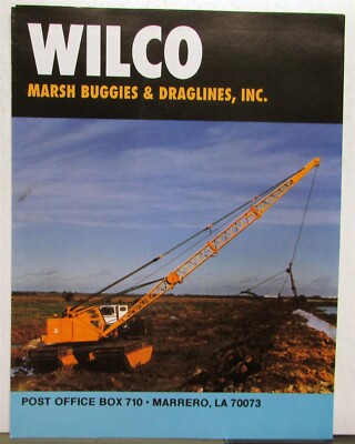 2000 Wilco Marsh Buggies Draglines Construction Sales Tri-Folder | eBay