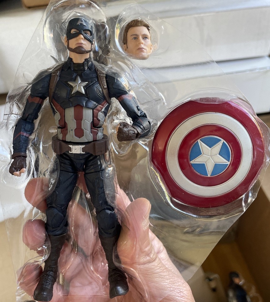 Marvel Legends 6" MCU Studios the First Ten Years Captain America Civil ...
