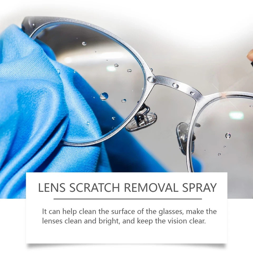 100ml Eyeglass Lens Scratch Remover Refurbish Lenses Glass Maintenance ...
