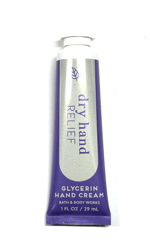 3 BATH & BODY WORKS DRY HAND RELIEF HYDRATING GLYCERIN HAND CREAM 1 FL ...