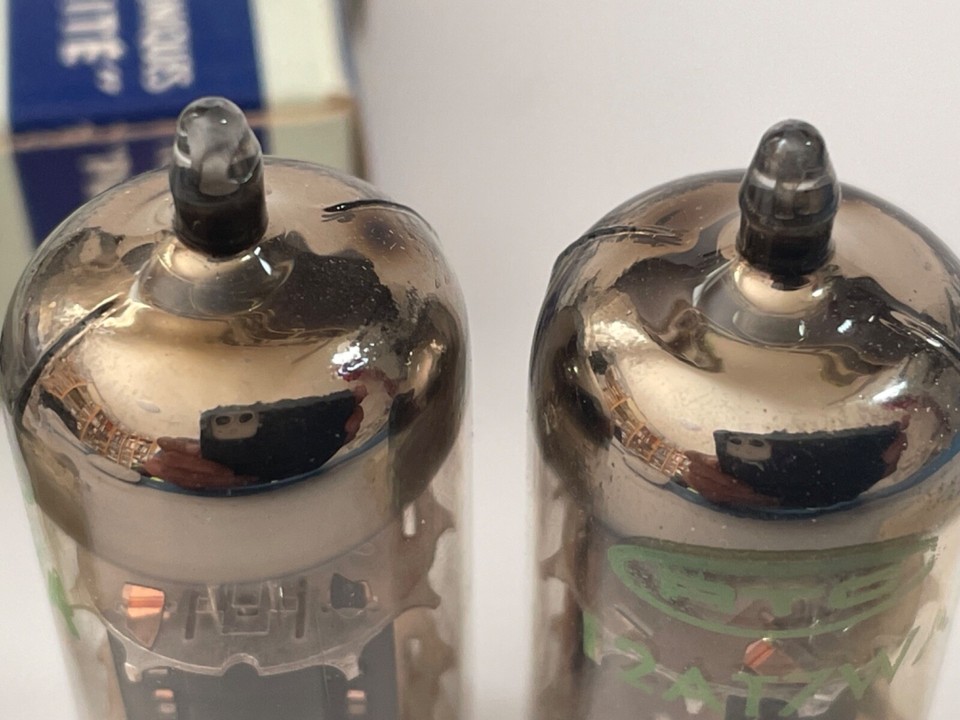 ULTRA RARE NOS/NIB ECC801S RT TUBES 12AT7WA RTC year 1959 AMPLITREX | eBay