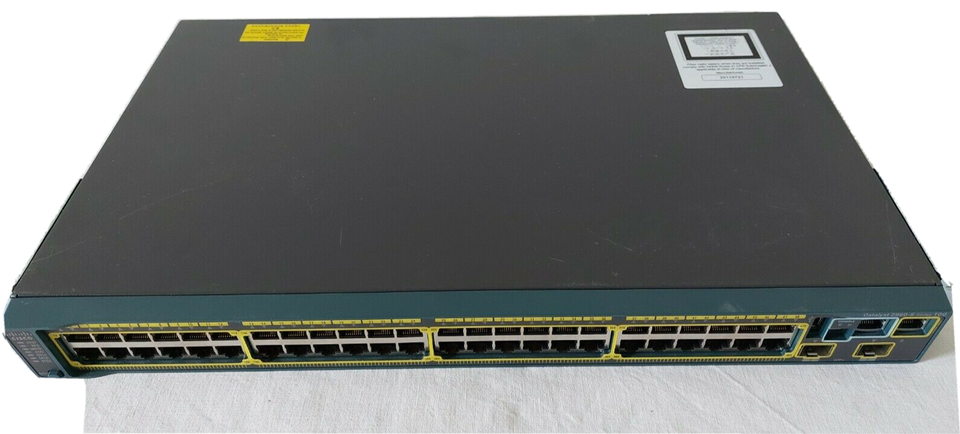 Cisco Catalyst 2960-S Series 10G WS-C2960S-48TD-L V03 48 Port Used ...