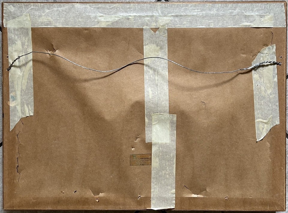 Artist Alex Brickman Framed Original Painting On Canvas. | eBay