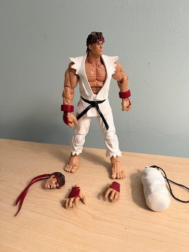 SOTA Toys Street Fighter Round 1 - Ryu White Costume Capcom Loose ...