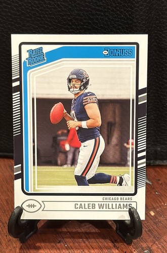 2024 Caleb Williams Panini Donruss Base Rated Rookie #327 Chicago Bears ...