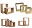Wooden Wall Cube Cubes Shelf Storage Book Case Unit Wood CD Storage ...