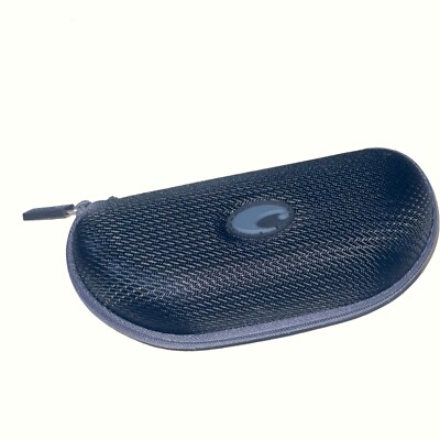 EUC Costa Del Mar Black Sunglass Zipper Semi Hard Clamshell Case ...