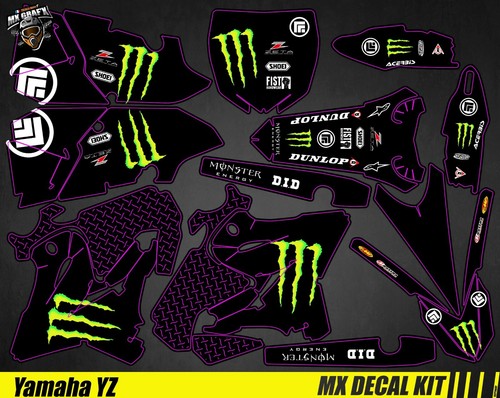 Kit Deco Motorcycle for / MX Decal Yamaha YZ 125-250 - Taka Higashino ...