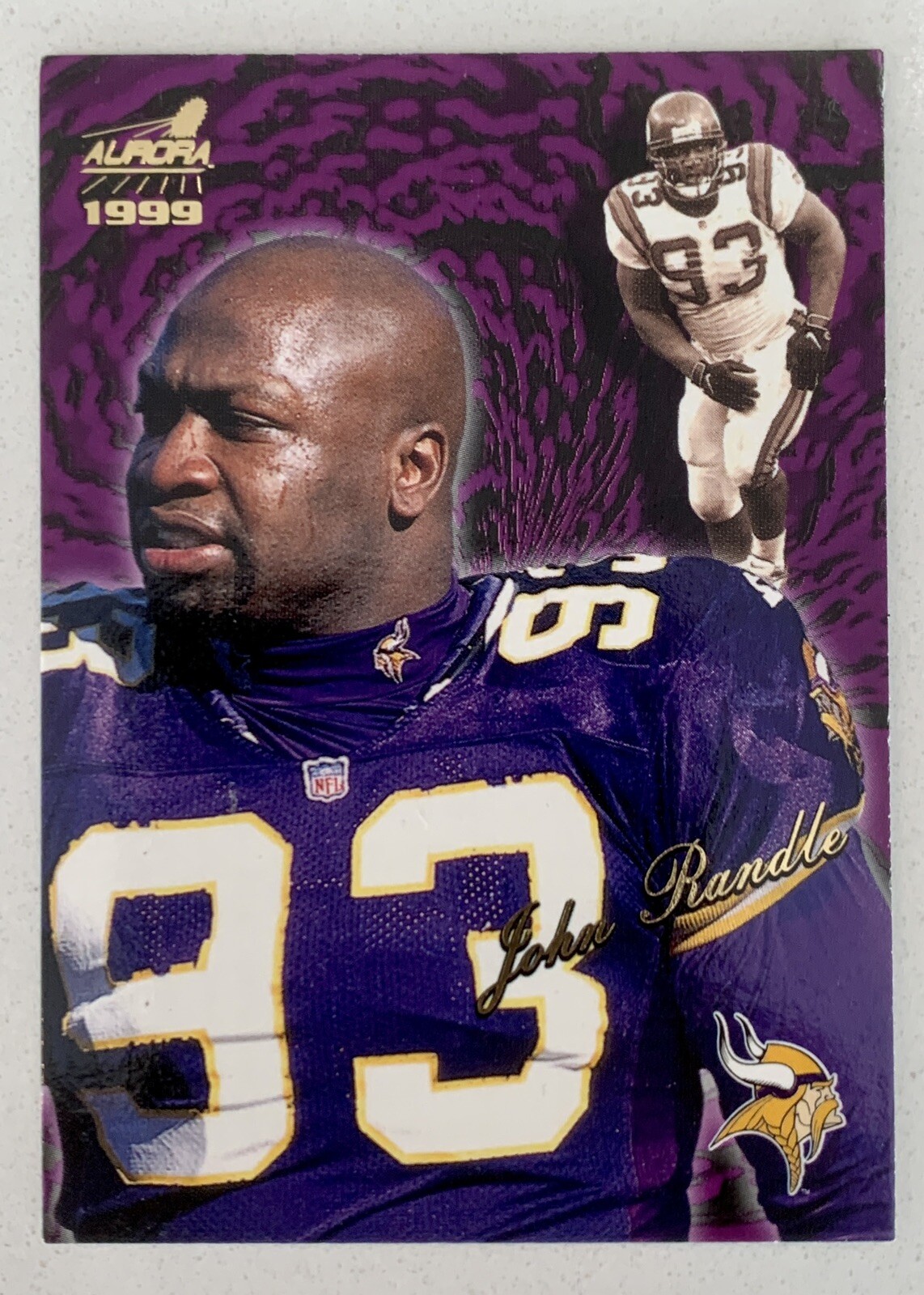 1999 Pacific Aurora Football Card #84 John Randle - Minnesota Vikings ...