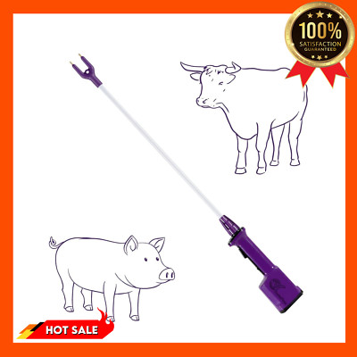Purple Rechargeable Livestock Prod Waterproof Cattle Prod Hot Shot ...