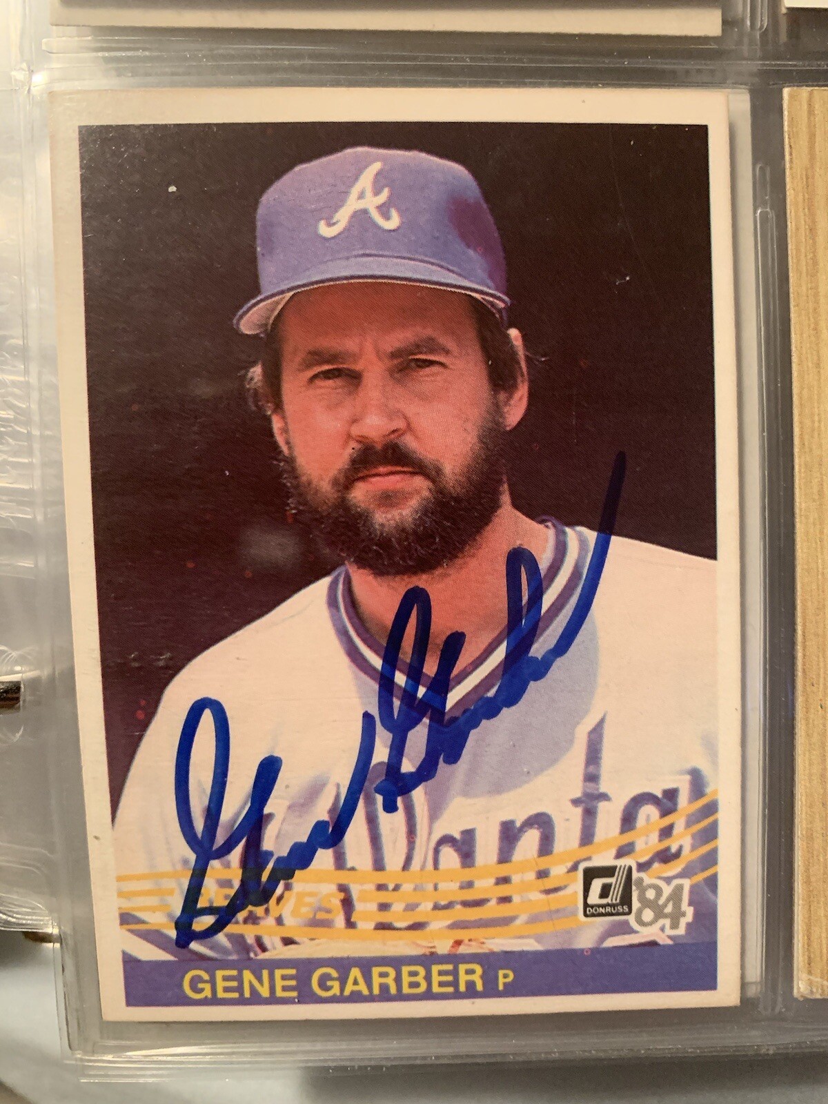 Lot of 10 Gene Garber baseball cards. 1 card autographed | eBay